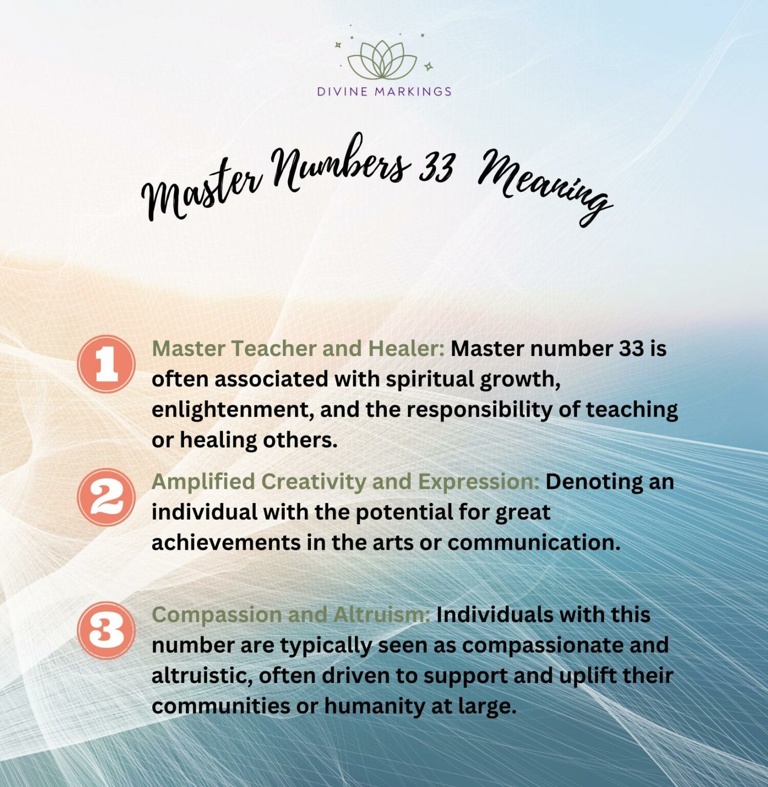 Master Number 33 Meaning: [Numerology of the Master Teacher]