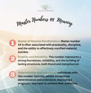 Master Number 44 Meaning: [The Rare Healer] – Divine Markings