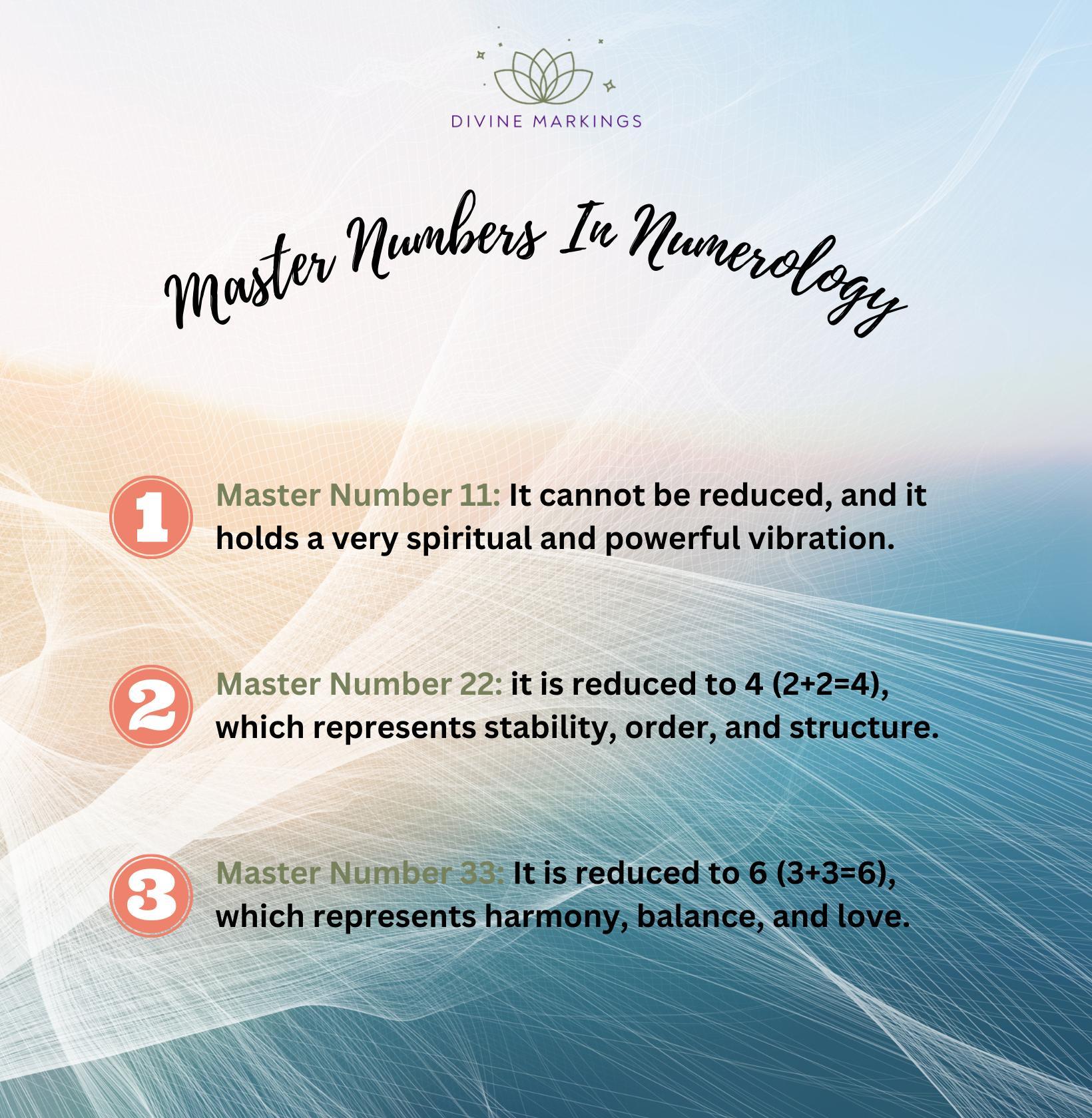 Master Numbers in Numerology: [3 most Empowering Numbers]