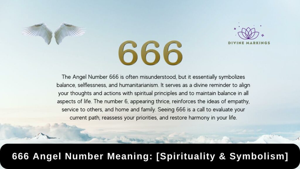 666 Angel Number Meaning: [Spirituality & Symbolism]