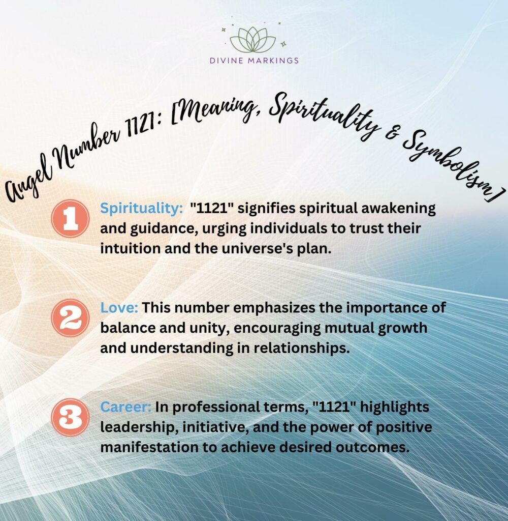 1121 Angel Number Meaning: [Spirituality & Symbolism]