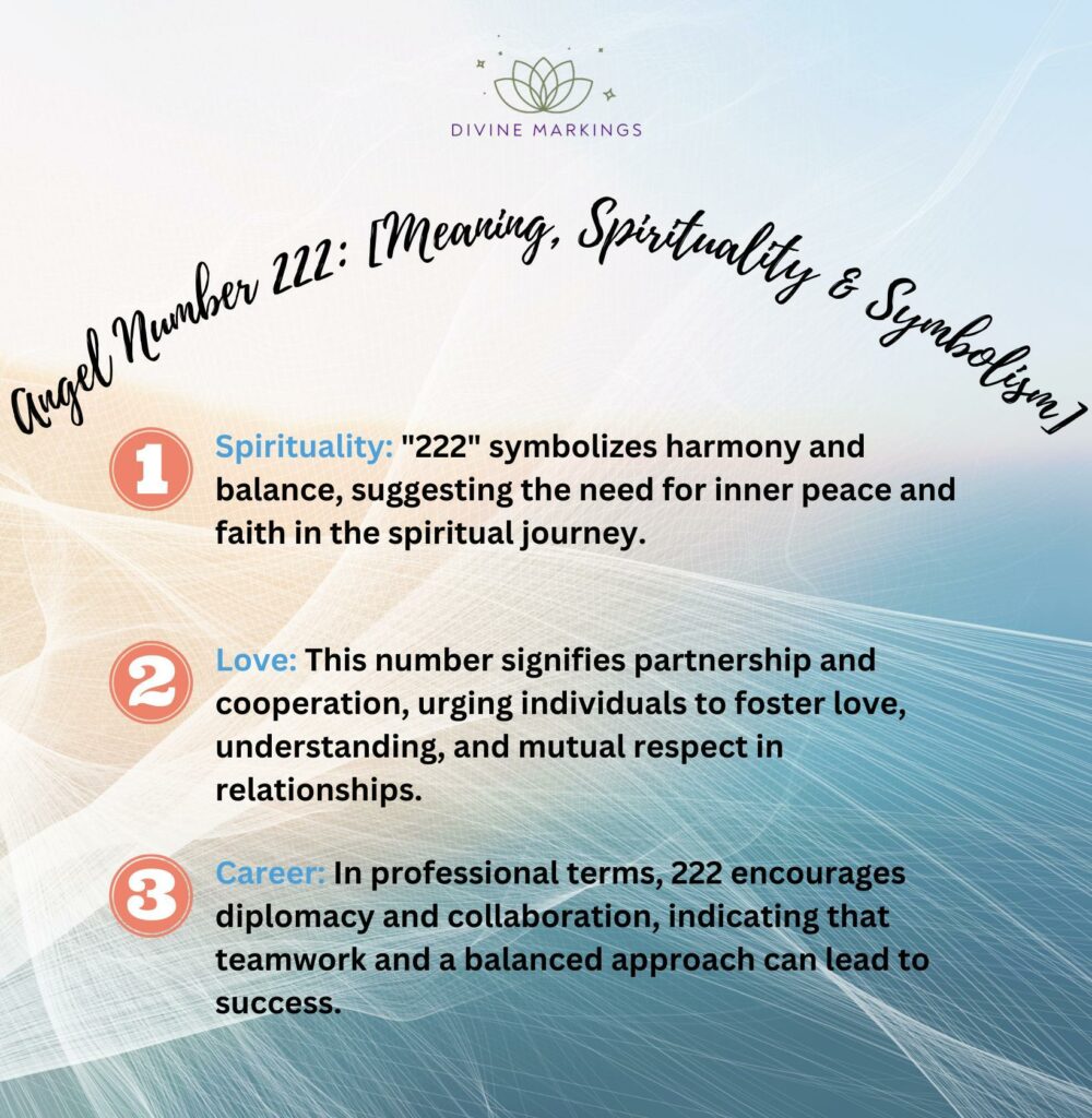 222 Angel Number Meaning: [Spirituality & Symbolism]
