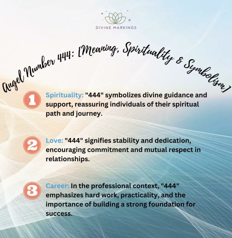 444 Angel Number Meaning: [Spirituality & Symbolism]