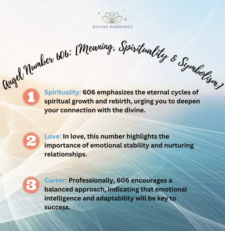 Angel Number 606 Meaning: [Spirituality & Symbolism]