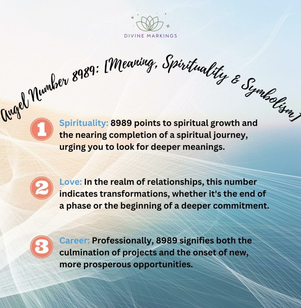 8989 Angel Number Meaning: [Spirituality & Symbolism]