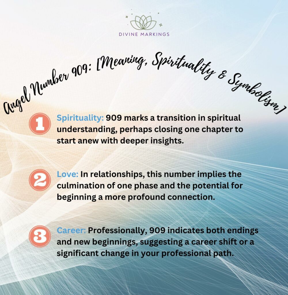 Angel Number 909 Meaning: [Spirituality & Symbolism]