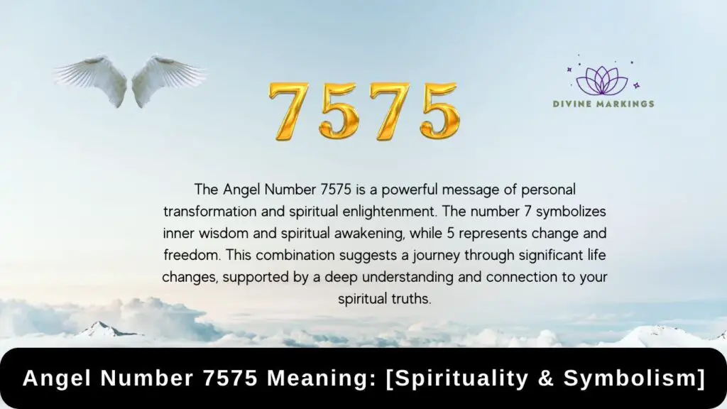 Angel Number 7575 Meaning: [Spirituality And Symbolism]