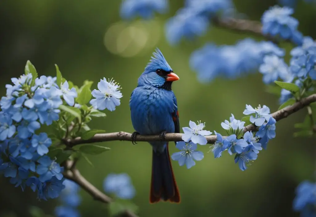 Blue Cardinal Spiritual Meaning: [Symbolism & Significance]