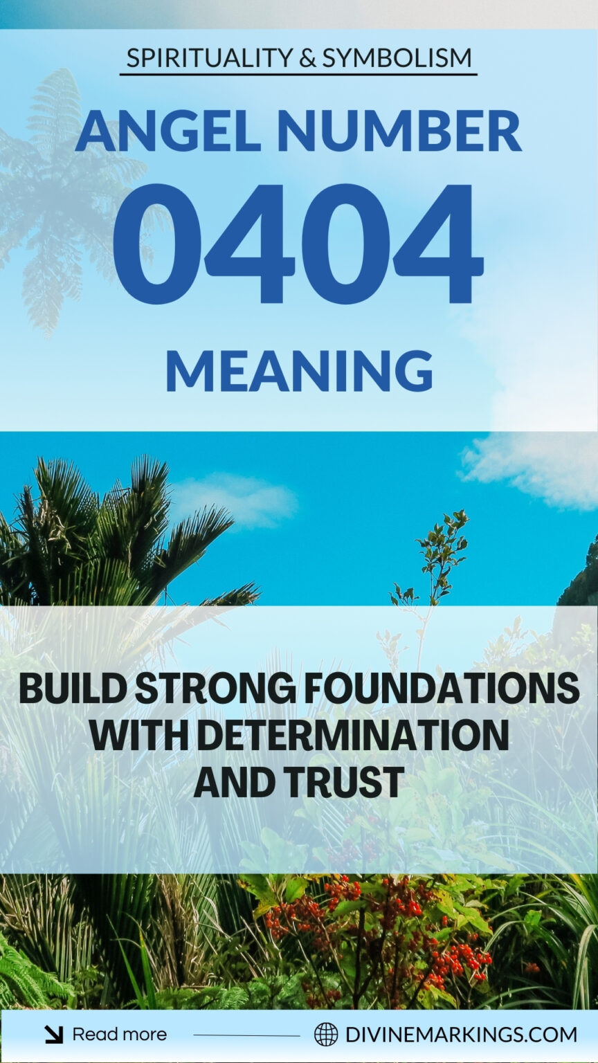 0404 Angel Number Meaning: [Spirituality & Symbolism]