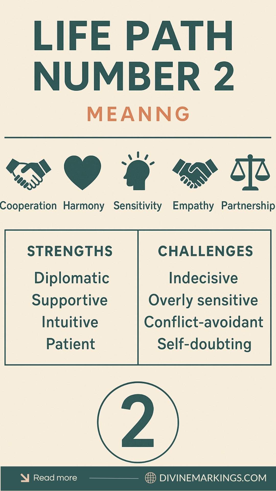 Life Path Number 2 Meaning: Harmony, Partnership & Peace