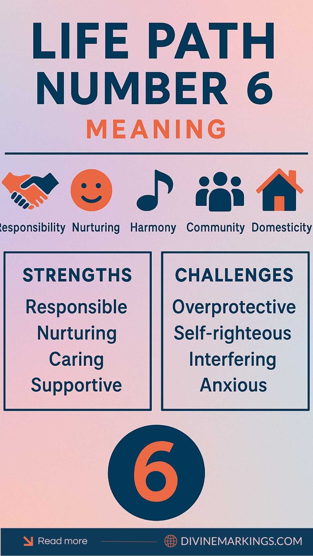 Life Path Number 6 Meaning: Nurturing, Love & Responsibility